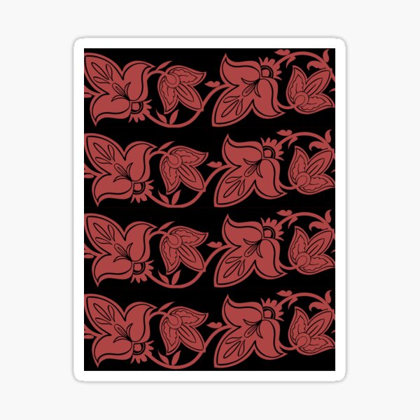 "Traditional patterns" Sticker for Sale by MYWMC | Redbubble