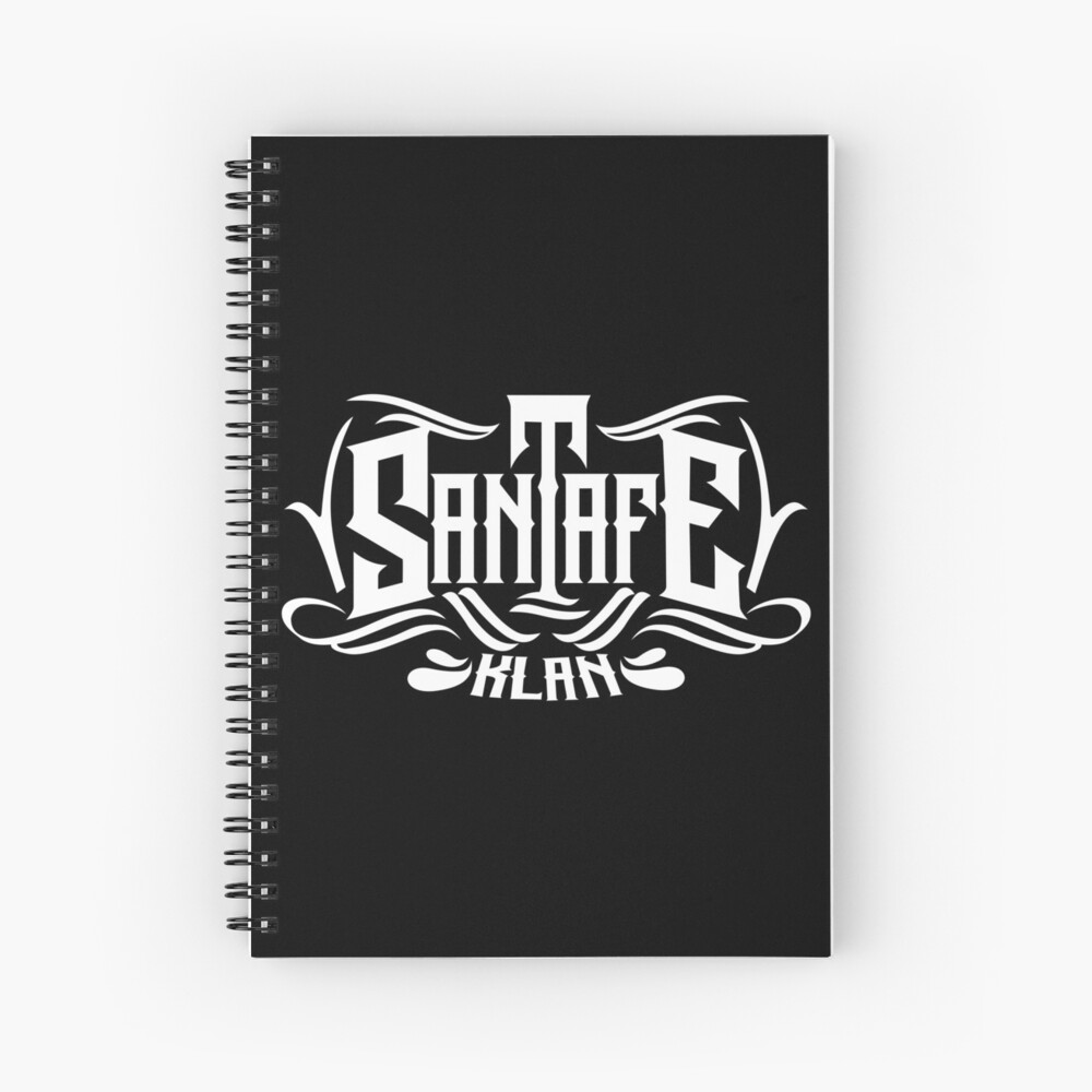"Santa Fe Klan Merch Santa Fe Klan Logo" Spiral Notebook for Sale by ...