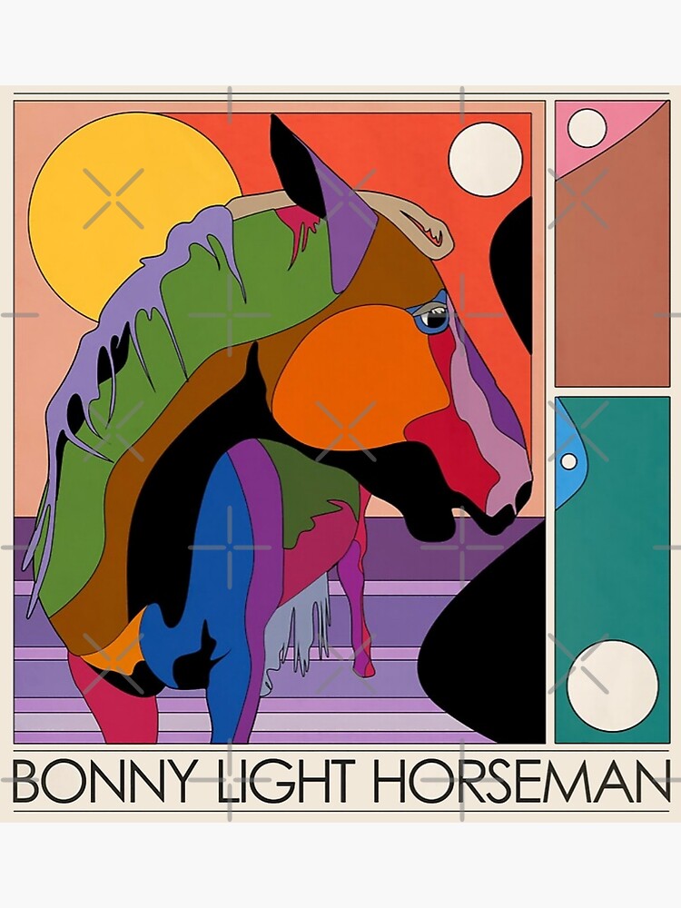 "Bonny Light Horseman - Modernist music poster, original graphic for ...