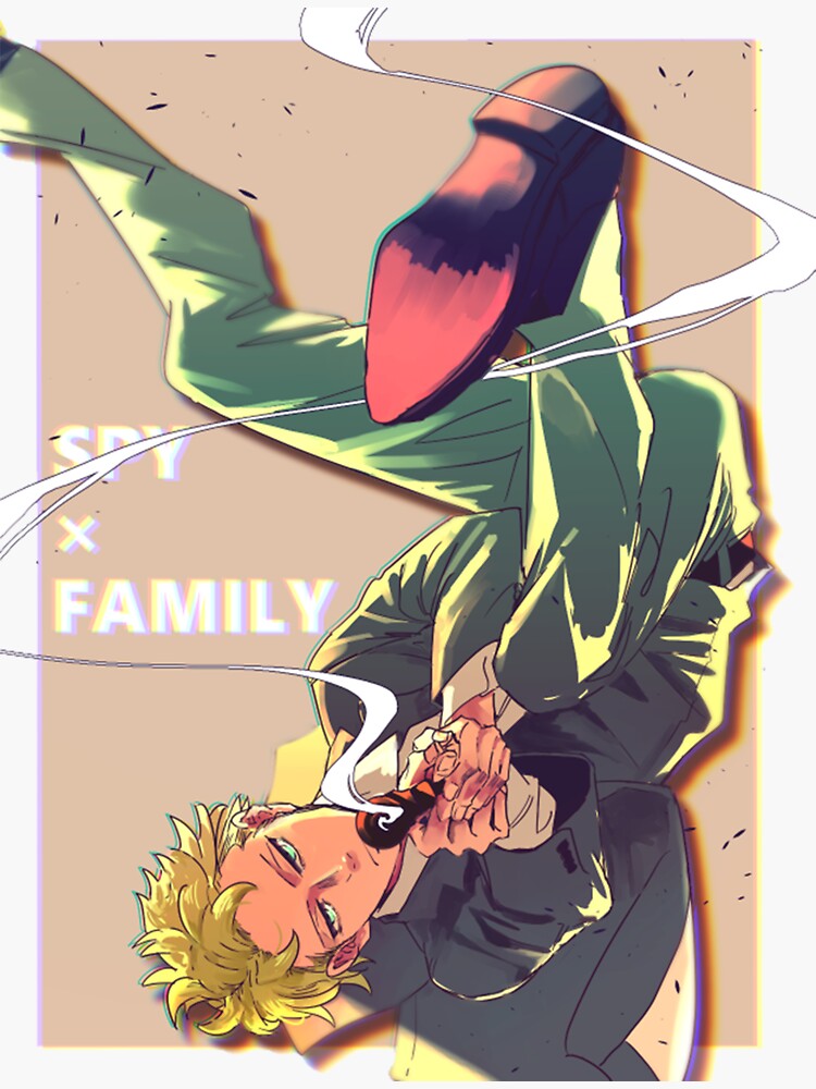 "SPY X FAMILY Tasogare Loid Forger" Sticker for Sale by Nachosbuenos ...