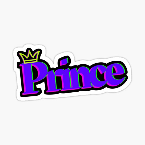 "Neon Royal Family Group Series - Prince" Sticker for Sale by ...