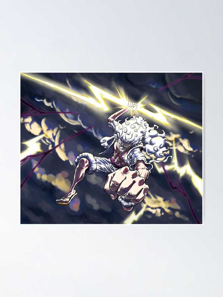 Gear 5 Luffy Poster, Luffy Gear 5 One Piece, One Piece Poster Home ...