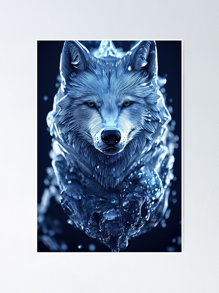 "Ghost - Wolf art" Poster for Sale by Jada-Art-Shop | Redbubble