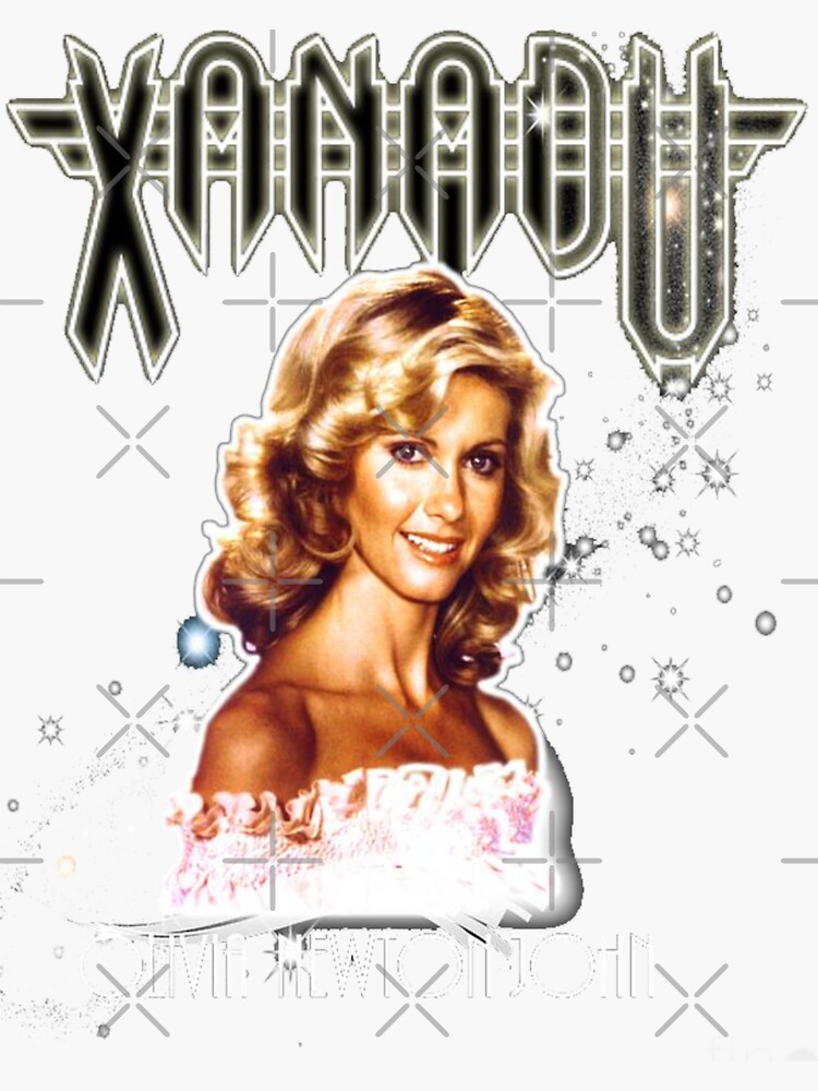 "Olivia Newton John Xanadu" Sticker for Sale by 1991vintage | Redbubble