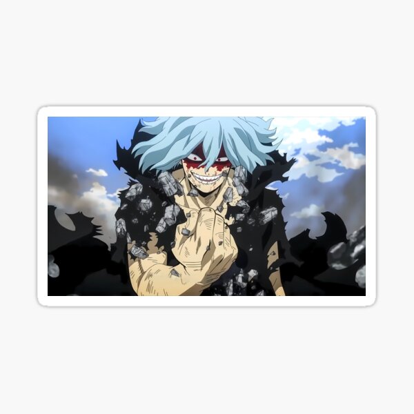 Tomura Shigaraki Bnha League Of Villains Mha Sticker For Sale By Saghanime Redbubble