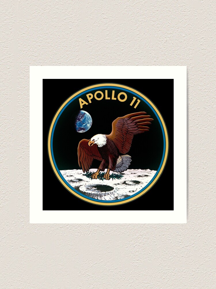 "Apollo 11 Lunar Space Mission Logo" Art Print for Sale by Framerkat ...