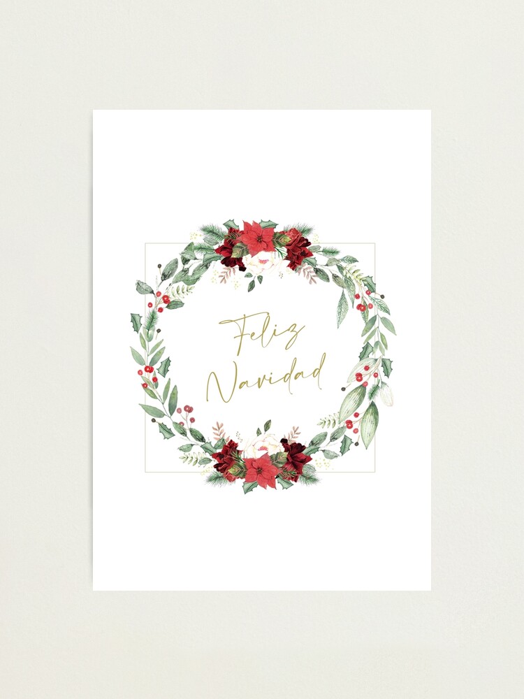 "Feliz Navidad Crown" Photographic Print for Sale by latiendadearyam ...