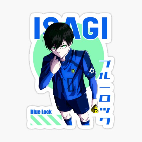 "Yoichi Isagi - Blue Lock" Sticker for Sale by ice-man7 | Redbubble