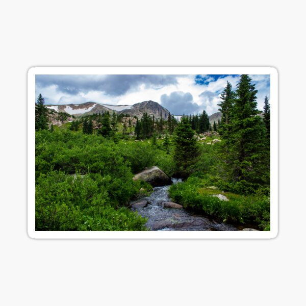 "Mountain Landscape" Sticker for Sale by devinswy | Redbubble