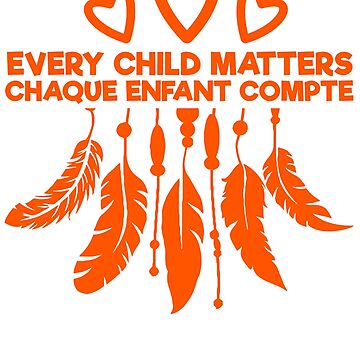 "Chaque Enfant Compte, Every Child Matters Orange Shirt Day" Poster for ...