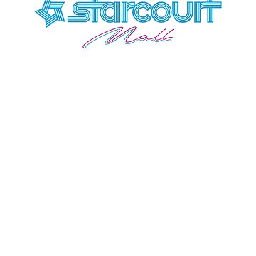 "Stranger Things Starcourt Mall Logo" Essential T-Shirt for Sale by ...