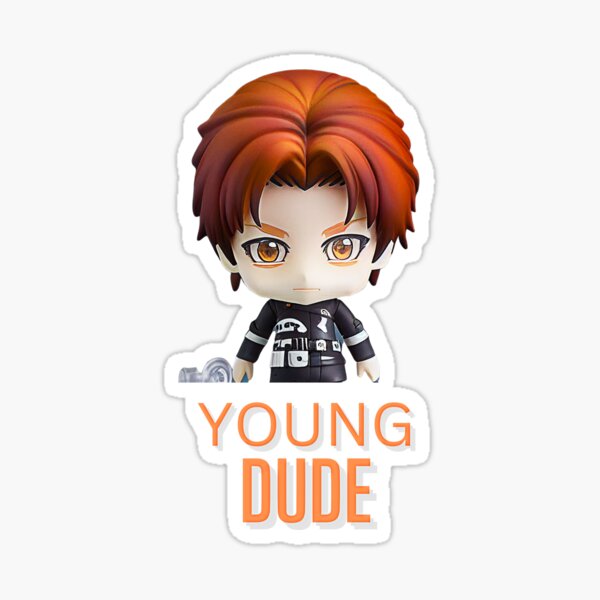 "Young Dude" Sticker for Sale by OliDesigns | Redbubble