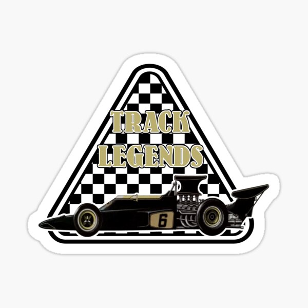 "Track Legends / Classic Motorsport / Formula Racing Cars" Sticker for ...