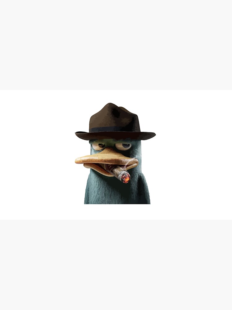 "hyper realistic-hyper realistic platypus smokin-Perry the platypus a ...