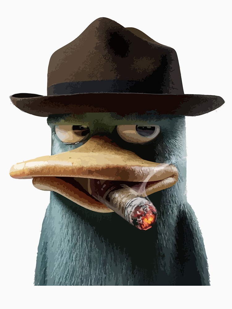 "hyper realistic-hyper realistic platypus smokin-Perry the platypus a ...