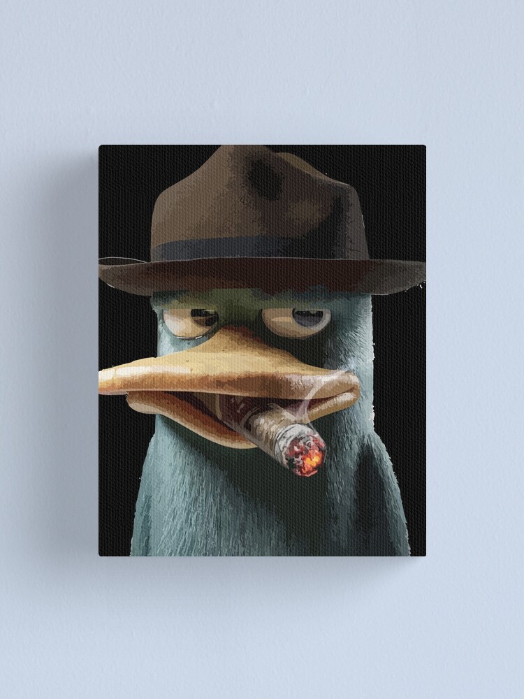 "hyper realistic-hyper realistic platypus smokin-Perry the platypus a ...