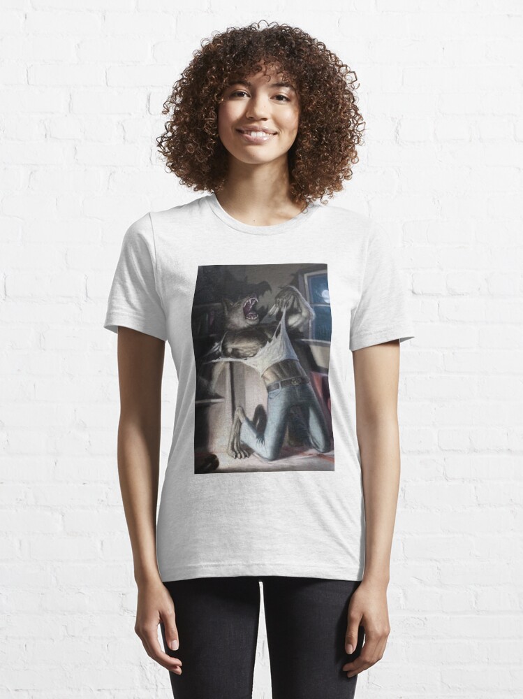 "wolf tearing shirt meme" T-shirt for Sale by papa-zoinks | Redbubble ...