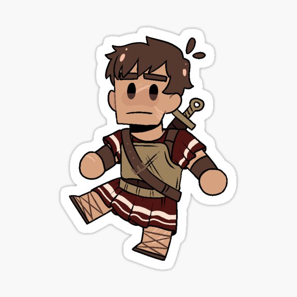 "Aeneas - sticker" Sticker for Sale by Tadesart | Redbubble
