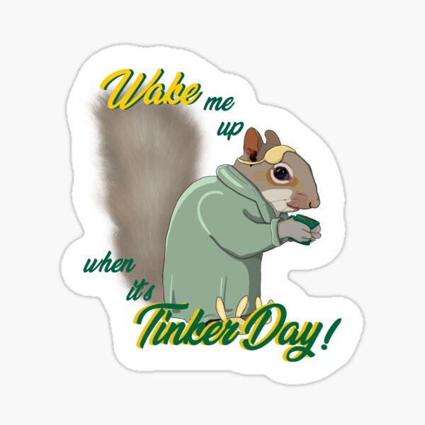"Tinker Day Sticker!" Sticker for Sale by HollieCollie23 | Redbubble
