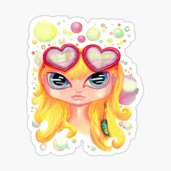 "Summer Girl" Sticker by 1Redbublppasswo | Redbubble