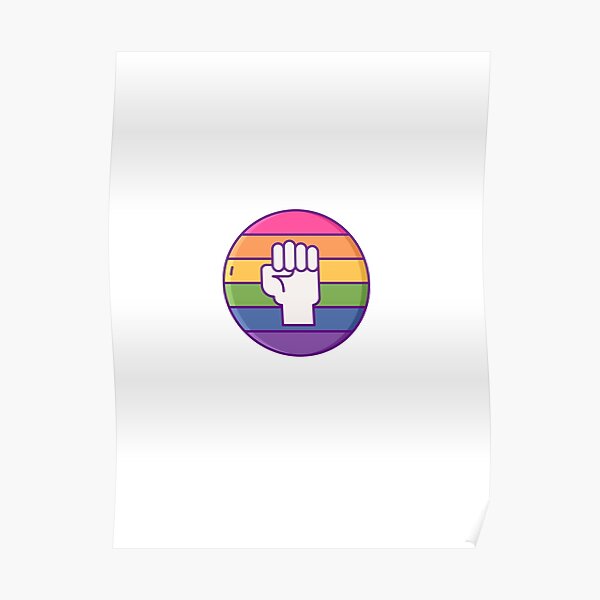"love power , equality power , freedom power , LGBT" Poster for Sale by ...