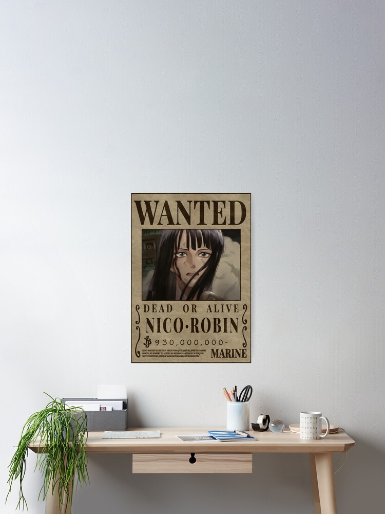 "Nico Robin Wanted Bounty Poster Devil Child" Poster for Sale by One ...