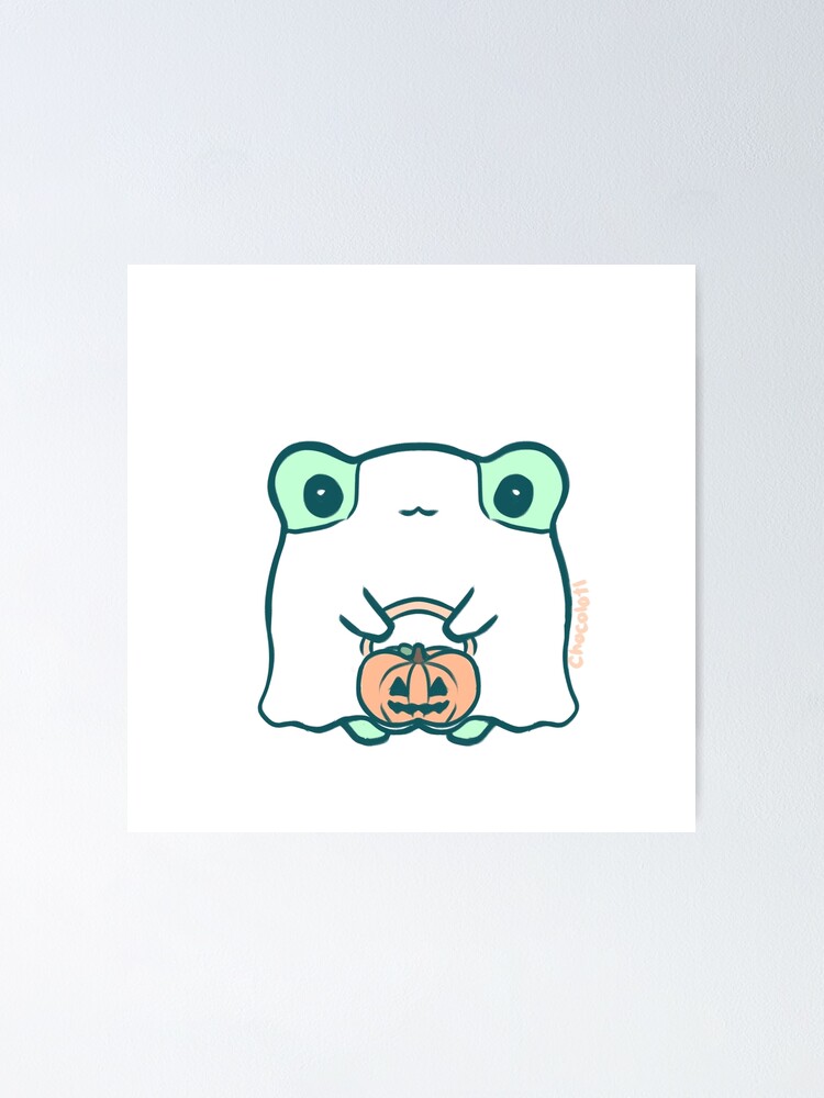 "Spooky Frog" Poster for Sale by Chocolotl | Redbubble