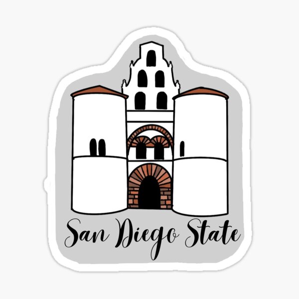 "Hepner Hall at SDSU" Sticker for Sale by mhendricks24 | Redbubble