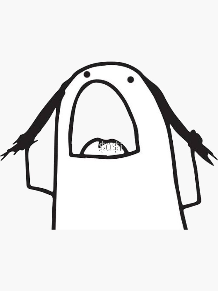 Pegatina for Sale con la obra «Reacción de gritos de Flork» de MoPaz ...