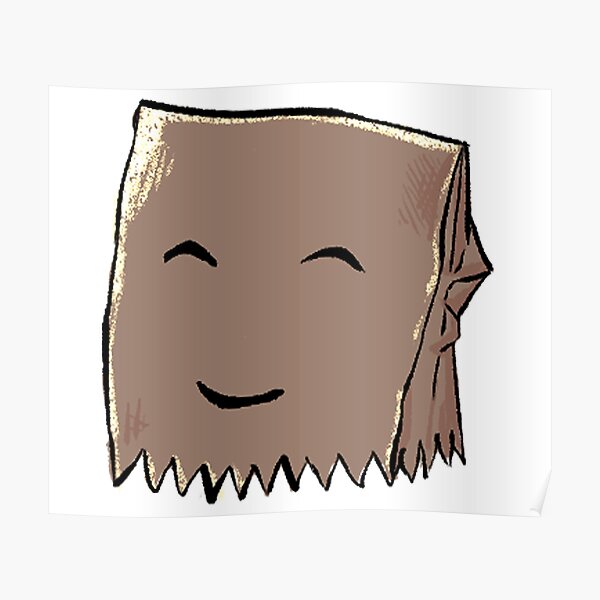 "Happy Sack" Poster for Sale by demi-and-calvin | Redbubble
