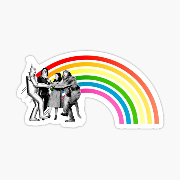 "Wizard of Oz Rainbow" Sticker for Sale by Emilyromrell | Redbubble
