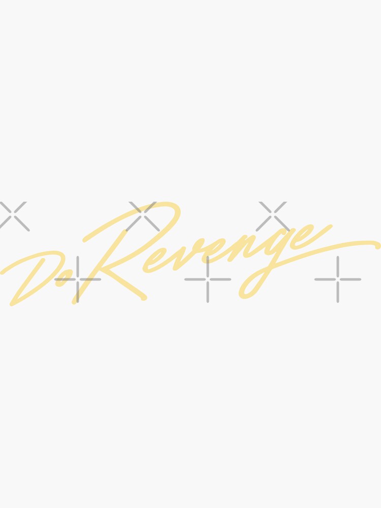 "Do Revenge" Sticker for Sale by mairlas | Redbubble