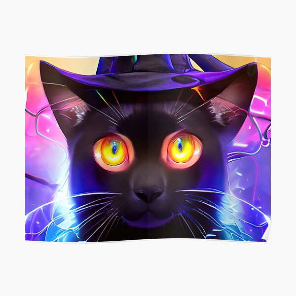 "Binx of the Conjuring Clowder" Poster for Sale by PacceFlowrite ...