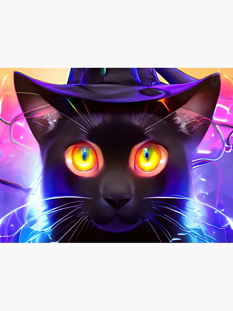 "Binx of the Conjuring Clowder" Sticker for Sale by PacceFlowrite ...