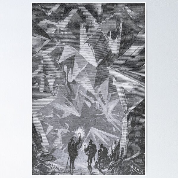 "Crystal Caves" Poster for Sale by Ancient Genius | Redbubble