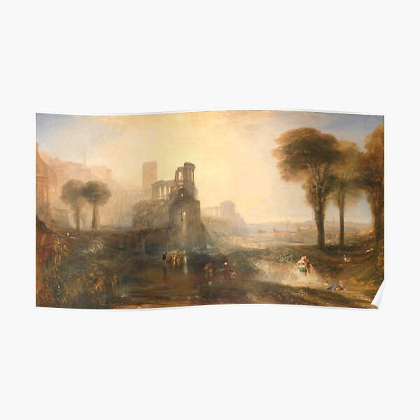 "Joseph Mallord William Turner Caligula's Palace and Bridge " Poster ...