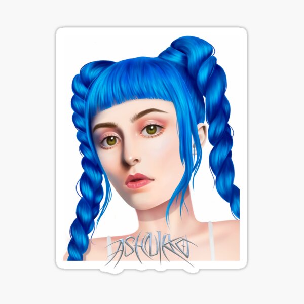 "ashnikko fanart" Sticker for Sale by 1xcif3r | Redbubble