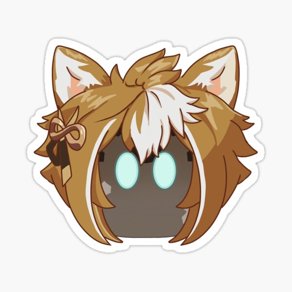 "Geo Slime Gorou Sticker" Sticker for Sale by xiaoity | Redbubble