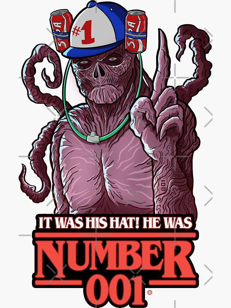 "Vecna Number One" Sticker for Sale by HenryRoseDesign | Redbubble