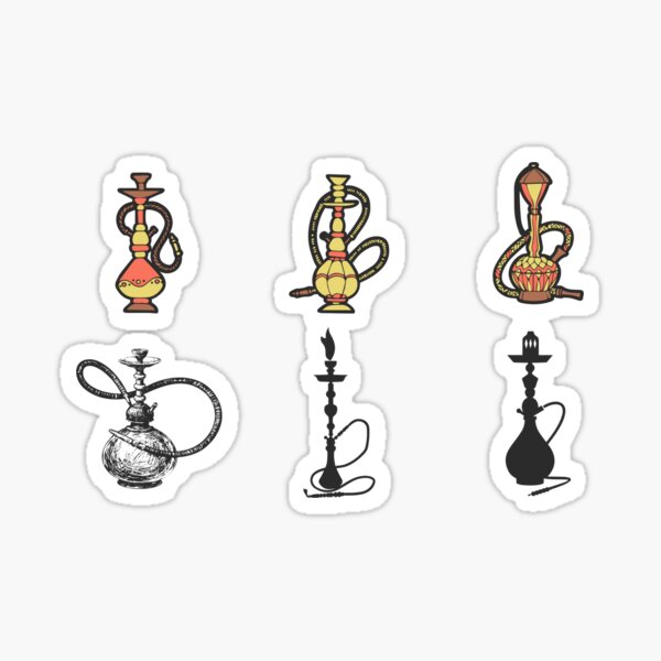 " Cool Hookah Pack" Sticker by pettycolors | Redbubble