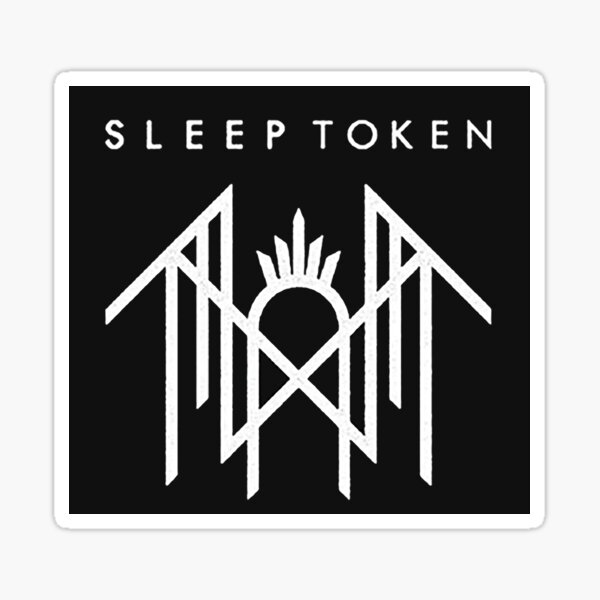 "sleep token cover logo" Sticker for Sale by eschellig15 | Redbubble