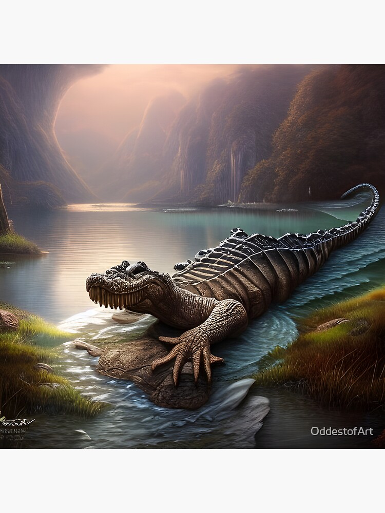 "Croc Infested" Sticker for Sale by OddestofArt | Redbubble