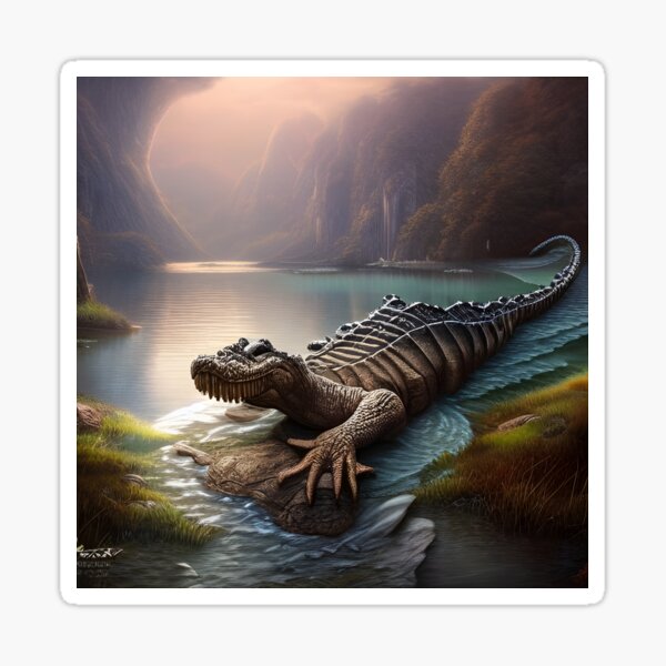 "Croc Infested" Sticker for Sale by OddestofArt | Redbubble