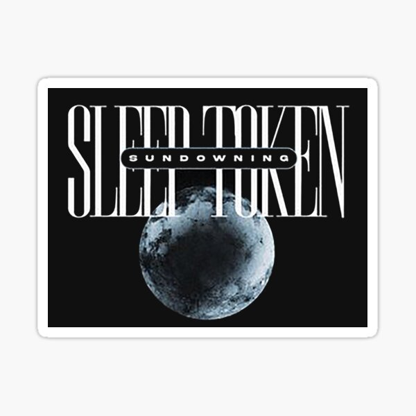 "sleep token cover logo" Sticker for Sale by eschellig15 | Redbubble
