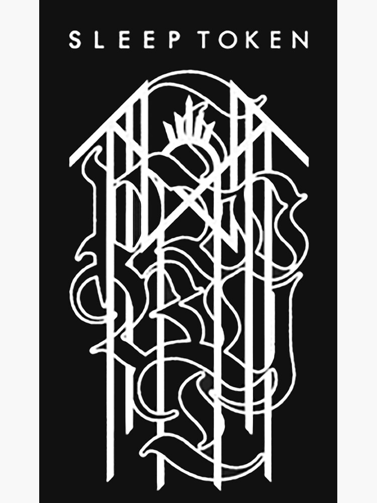 "sleep token cover logo" Sticker for Sale by eschellig15 | Redbubble