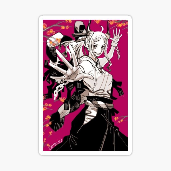 "Yamato One Piece" Sticker for Sale by ShonnaWener | Redbubble