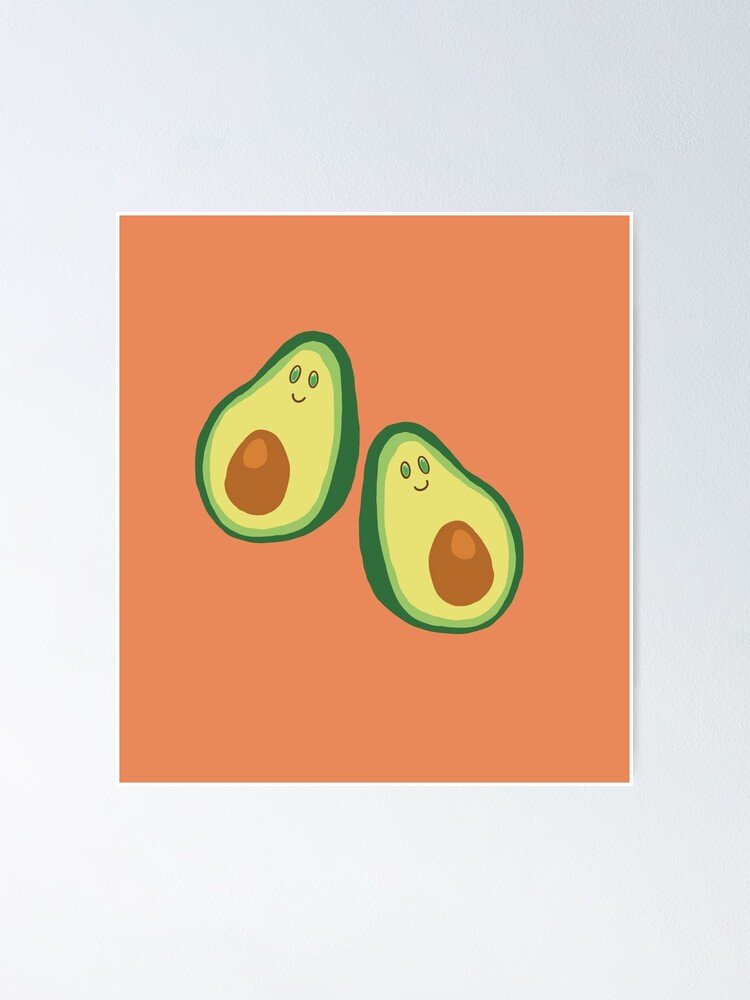 "Avocado buddies" Poster for Sale by CPAdesigns | Redbubble
