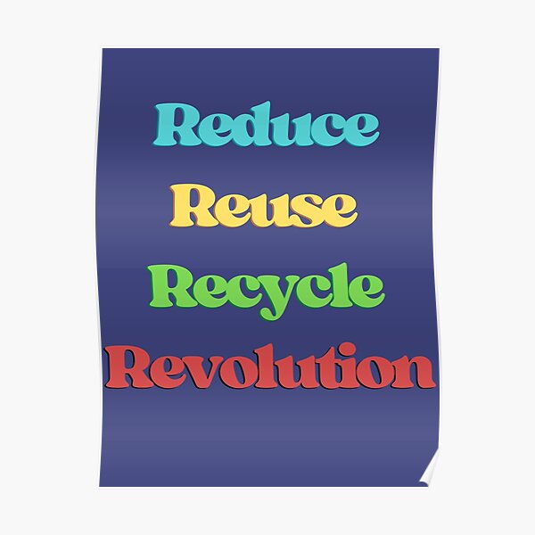 "The Four R's" Poster for Sale by Planetary-Disco | Redbubble