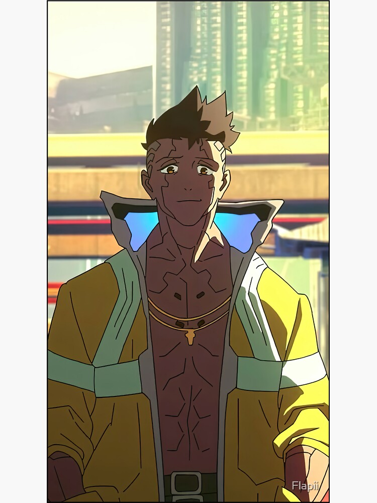 "David from Cyberpunk Edgerunners david cyberpunk" Sticker for Sale by ...