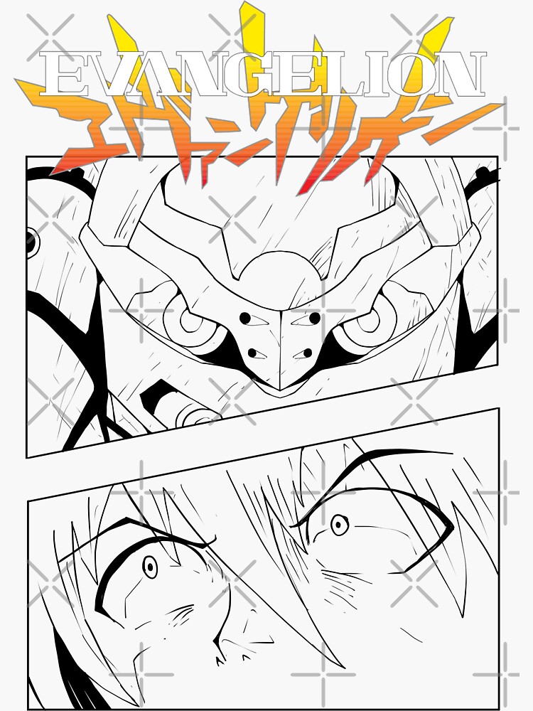 "asuka langley - eva 02" Sticker for Sale by AMpixel | Redbubble